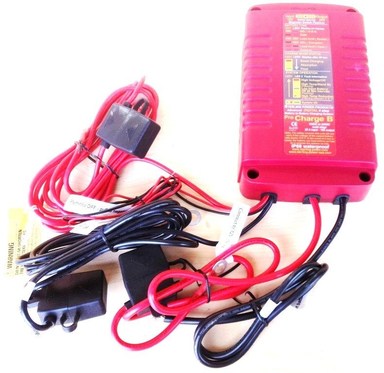 24v To 12v Waterproof Battery Charging Sterling Power Procharge B